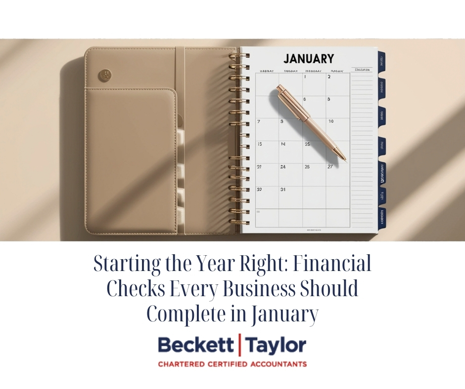 Financial Checks for January | Essex chartered accountant
